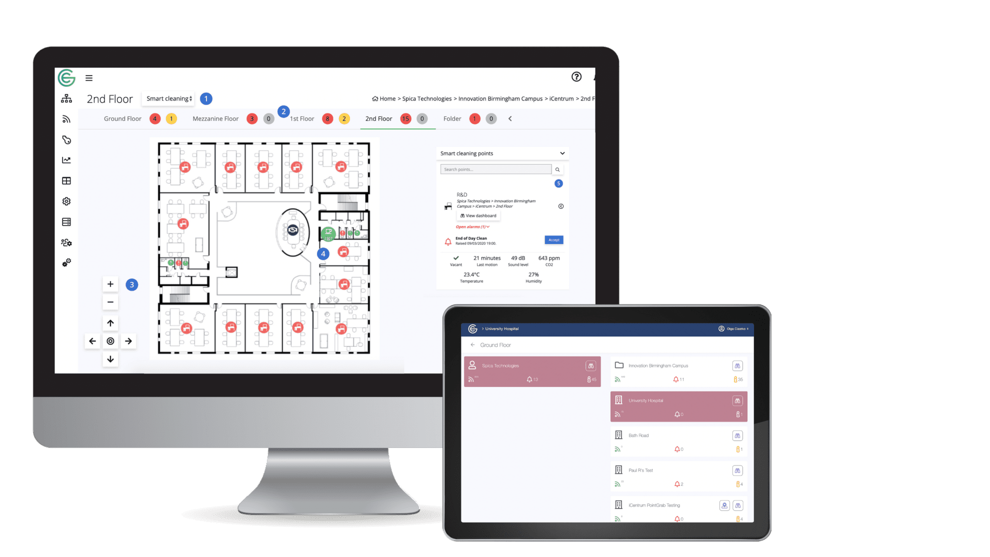 Smart Cleaning | Spica Technologies